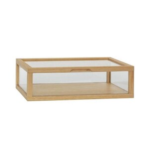 Small Display Oak & Glass Box - Etsy