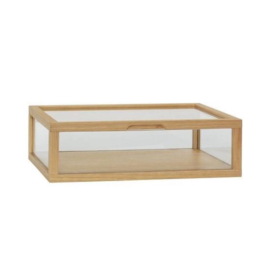 Small Display Oak & Glass Box - Etsy