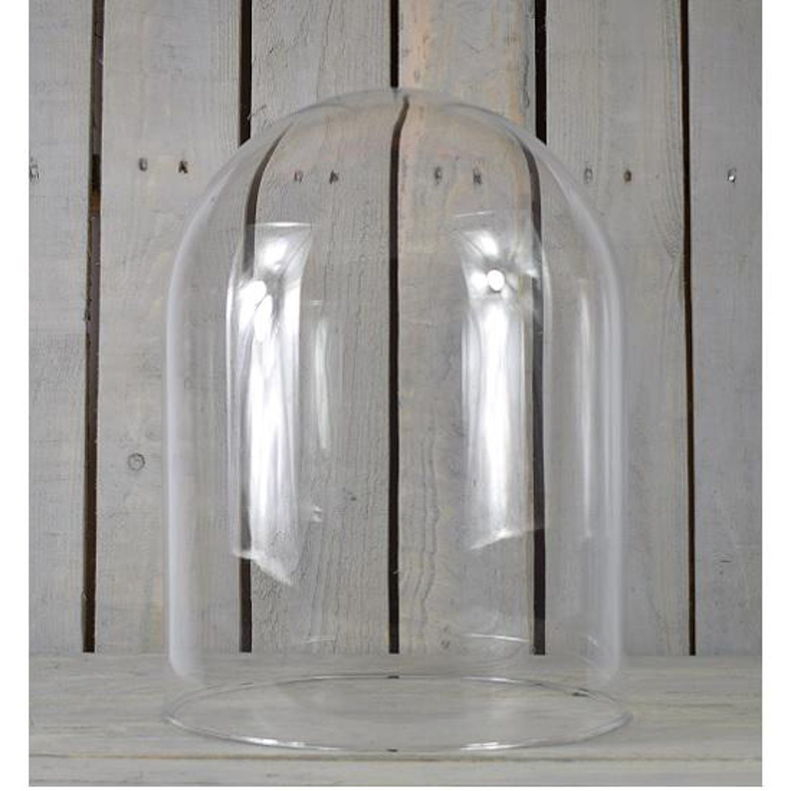 Handmade Clear Circular Glass Display Cloche Bell Jar Dome 30 X 25 Cm ...