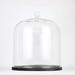 Large Handmade Display Glass Cake Cupcake Dome Cover Cloche With Black ...
