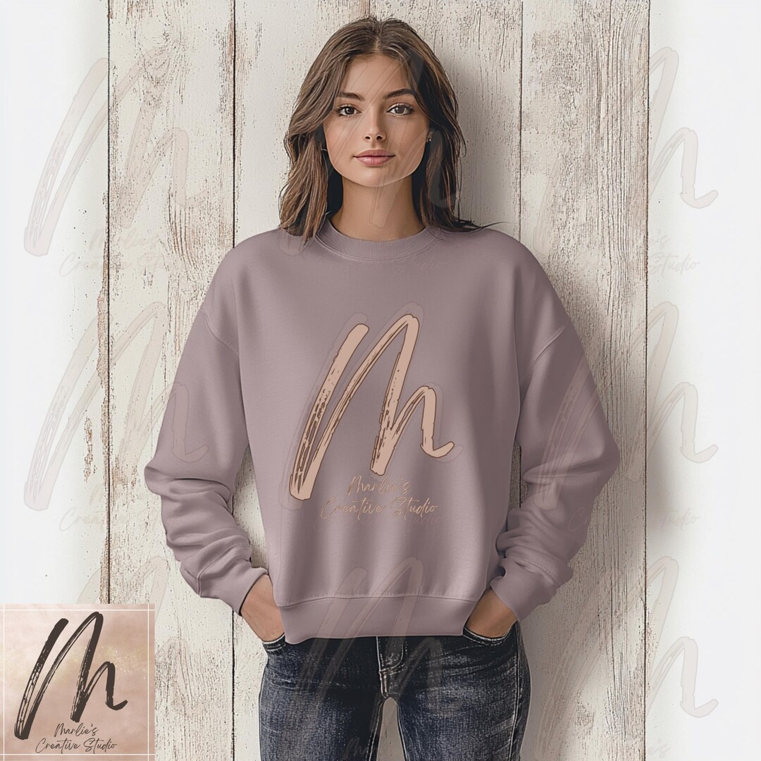 Gildan SF000 Paragon Sweatshirt Mockup, Digital Product, Gildan ...