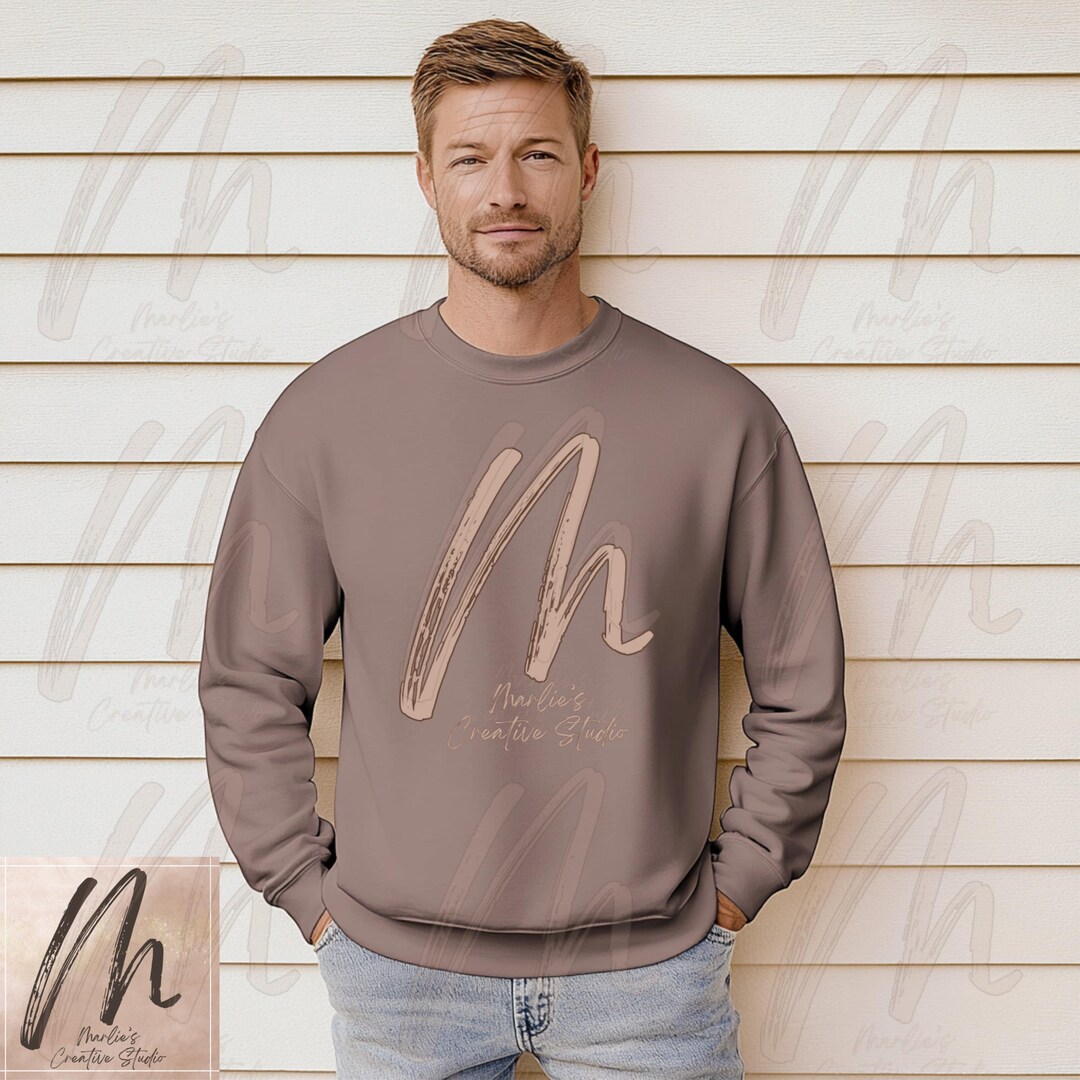 Gildan SF000 Paragon Sweatshirt Mockup, Digital Product, Gildan ...