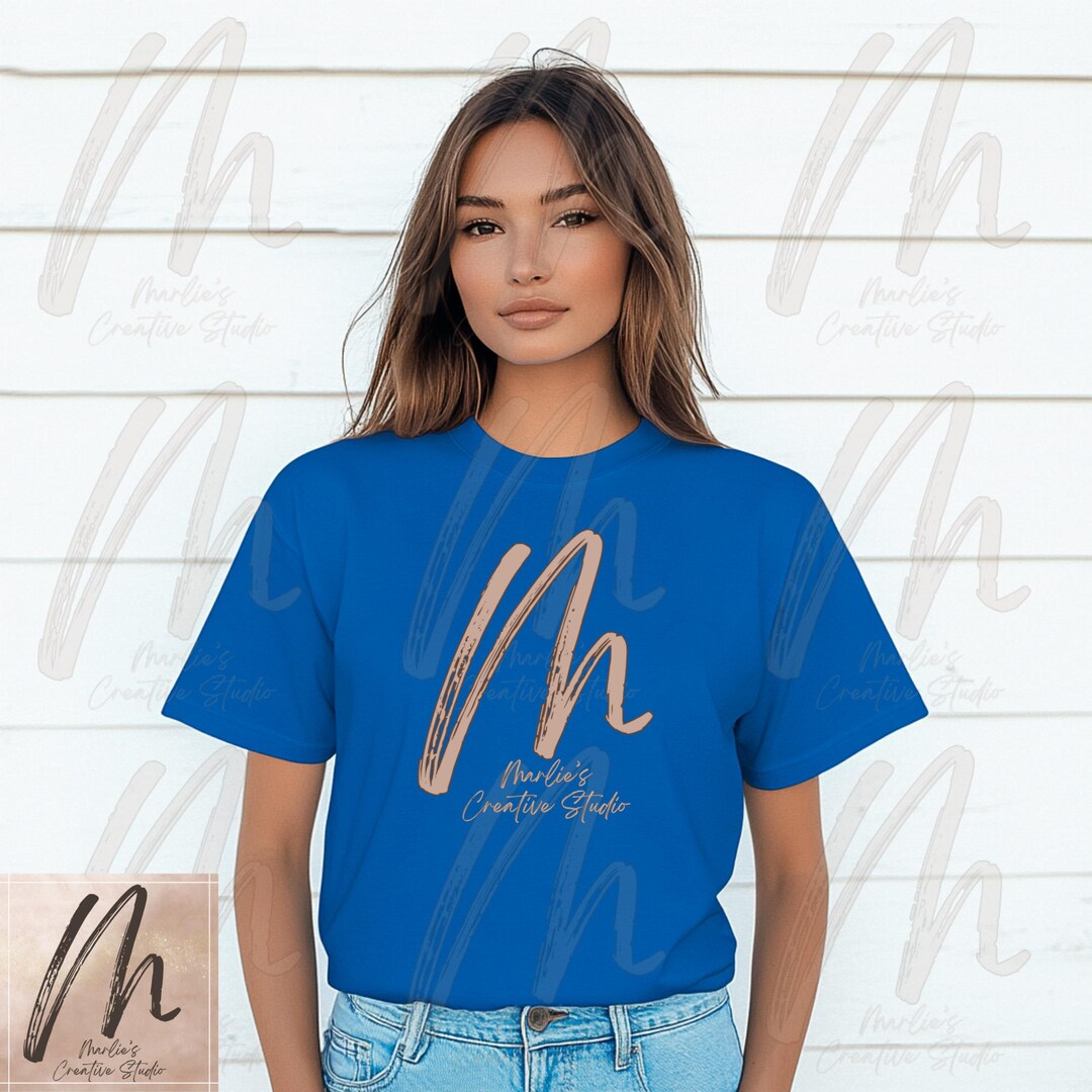 Gildan 5000 Neon Blue T-shirt Mockup, Digital Product, Gildan T-shirt ...