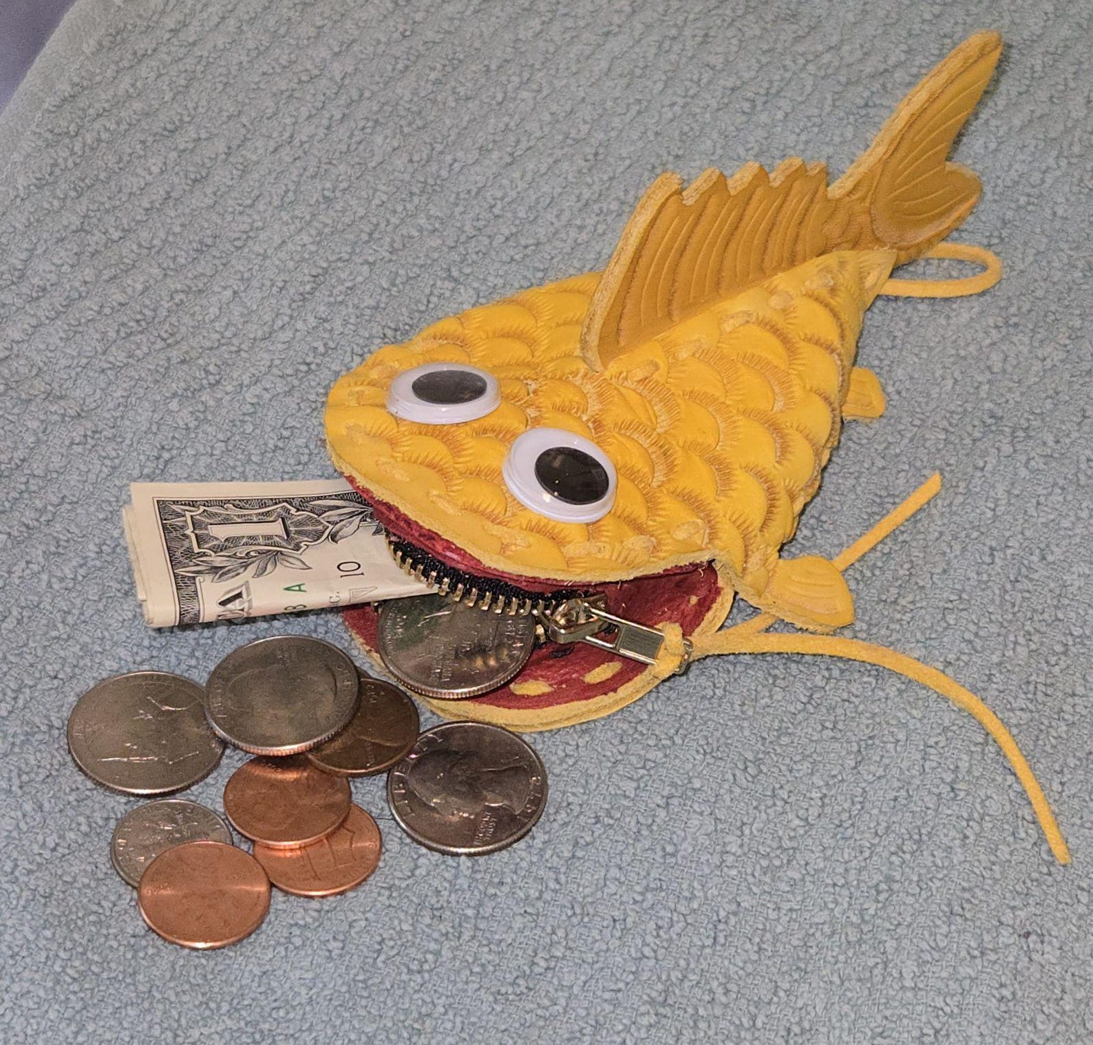 Fish, Fish, Fish, and More Fish Hilarious Leather Fish Coin Purse - Etsy