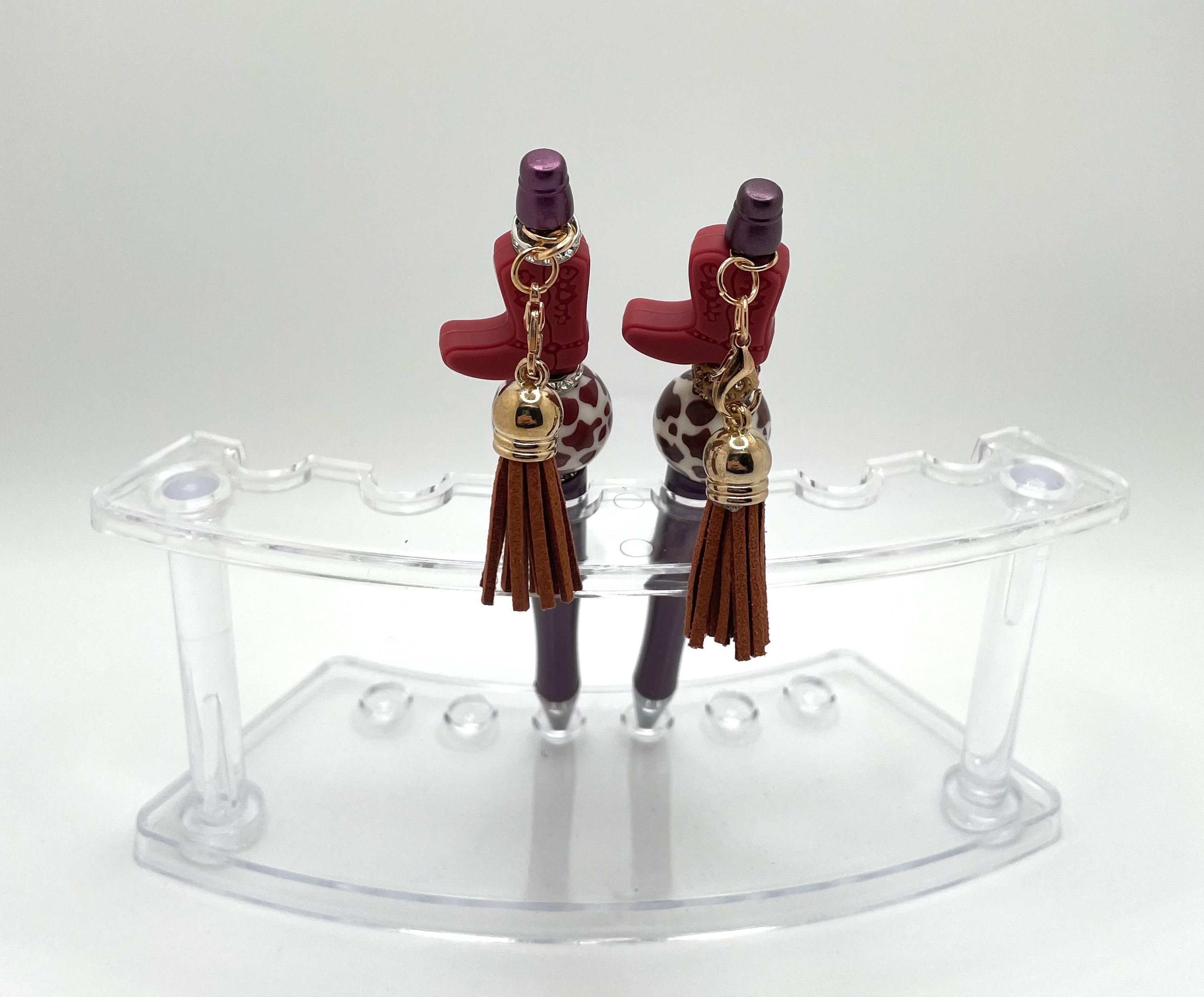 Cowgirl Boot Custom Sparkle Beaded Pen, Country Girl Boot Pen, Western ...