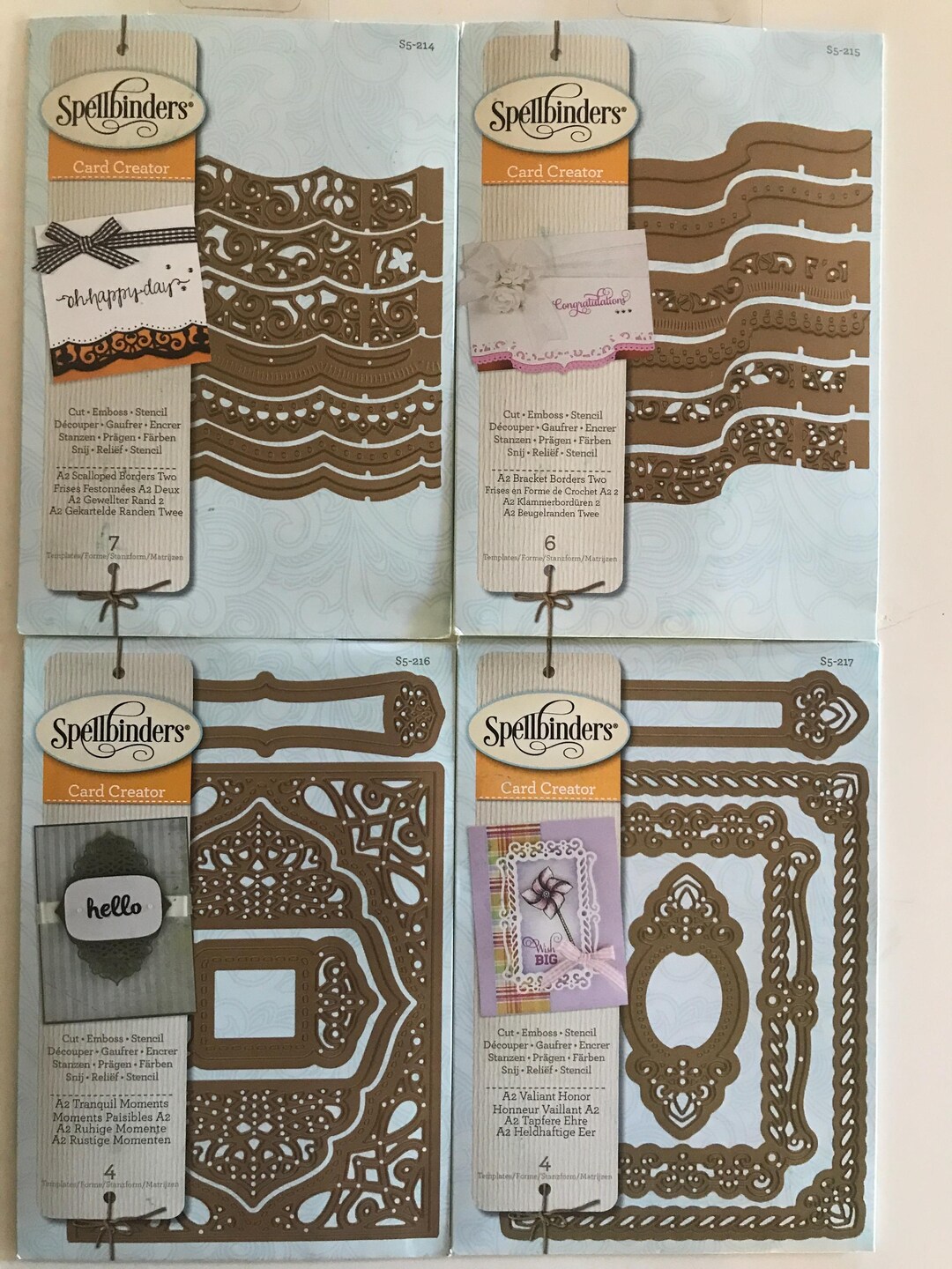 Spellbinders Card Creator Die Cuts - Etsy