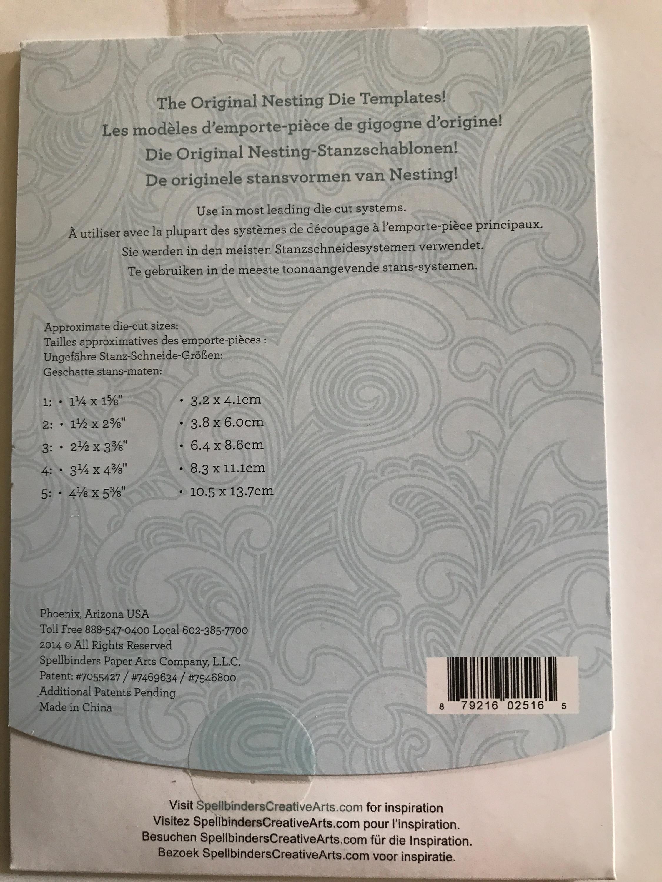 Spellbinders Nestabilities Die Cuts - Etsy