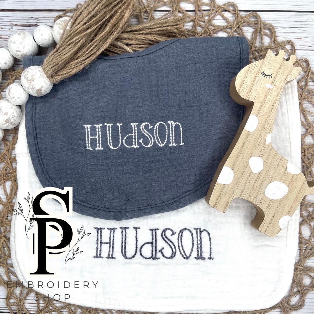 Personalized Baby Boy Bib,baby Boy Shower Gift,muslin Baby Bib,baby Boy ...