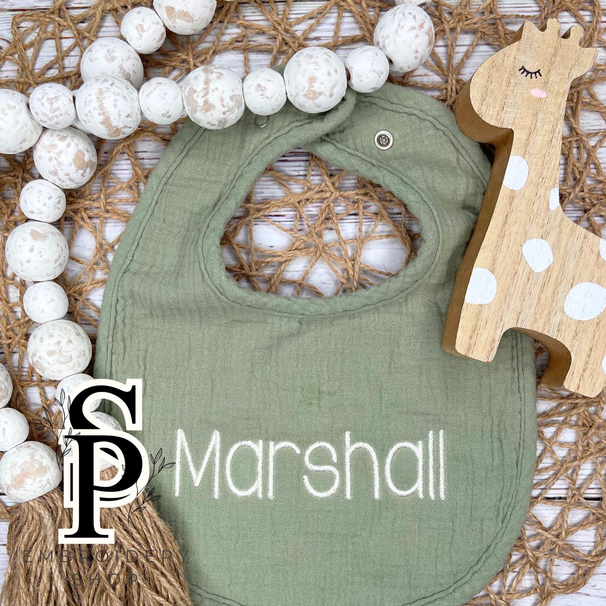 Personalized Baby Boy Bib,baby Boy Shower Gift,muslin Baby Bib,baby Boy ...