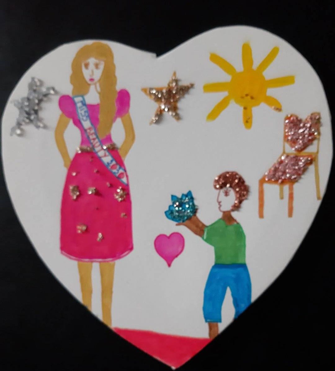 Painting: Beauty of Heart; Miss ;pageant; Crown - Etsy