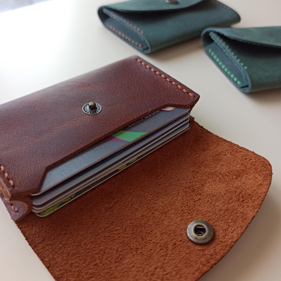 Minimalist Card Holder, Handmade Card Holder, Credit Card Holder ...