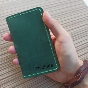 Vertical Card Wallet, Handmade Card Wallet, Leather Card Holder ...