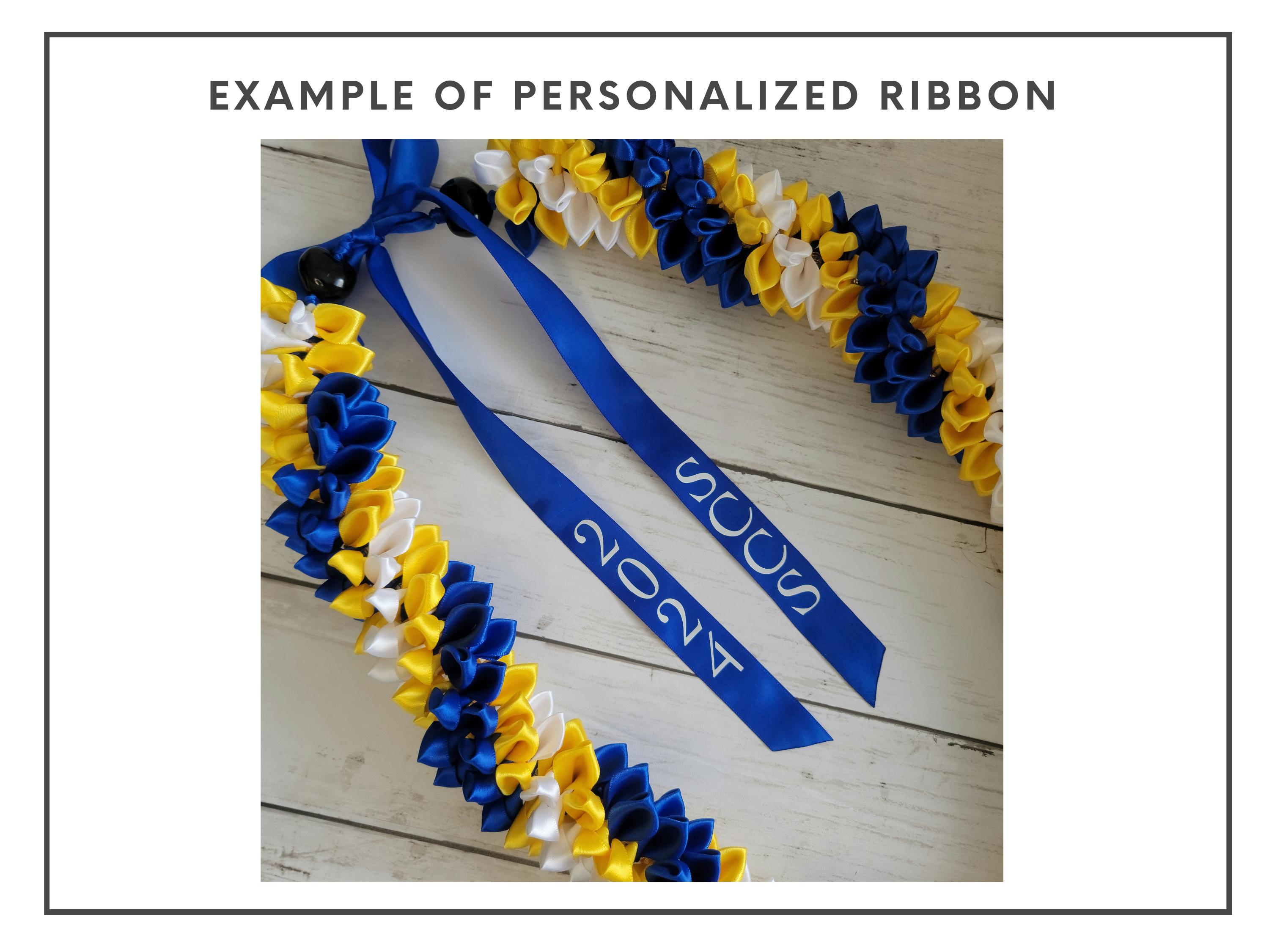 Purple Pua Ribbon Flower Lei for Graduation or Special Occasion - Etsy