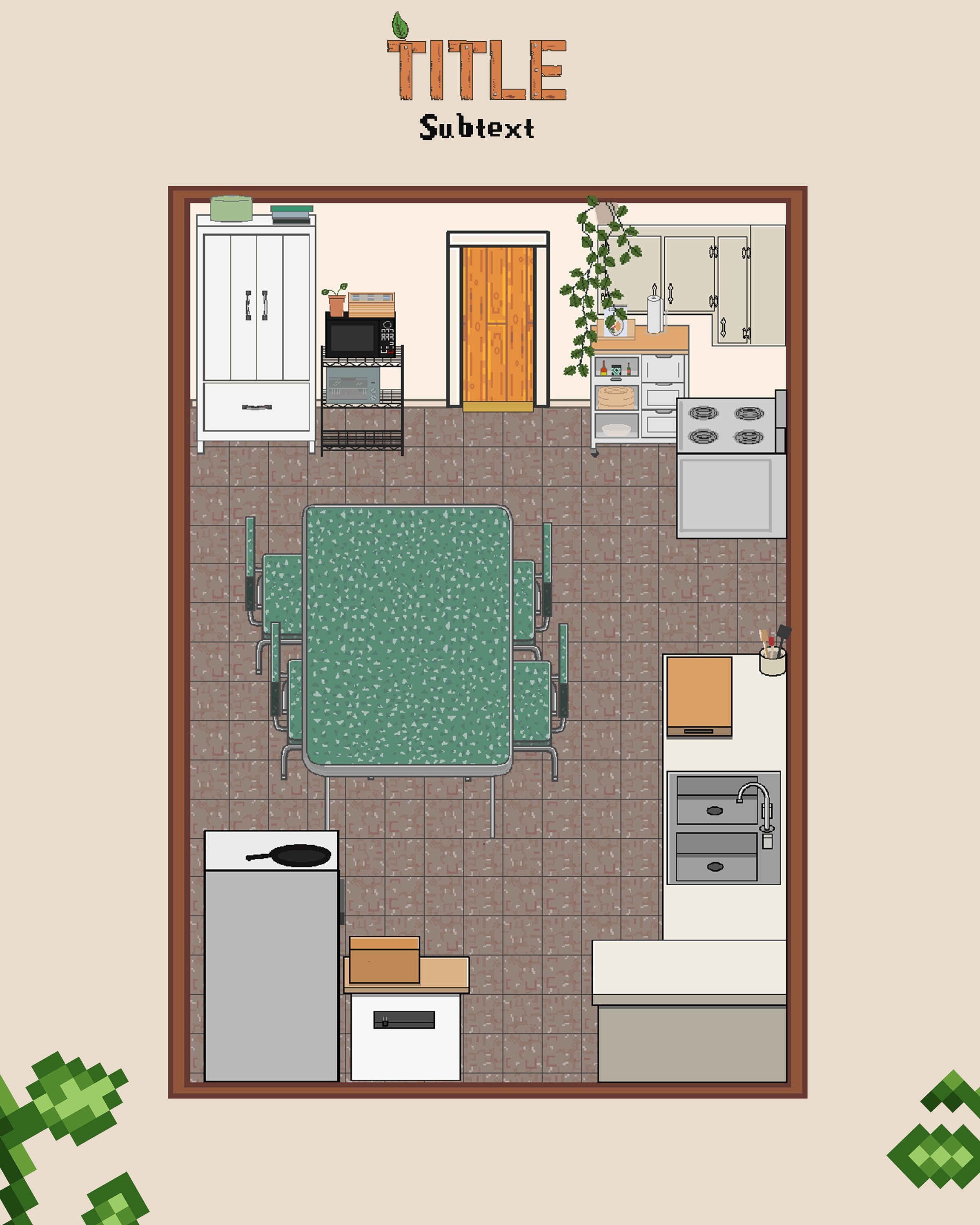 Custom Stardew Valley Inspired Pixel Art Room | Fully Customizable ...