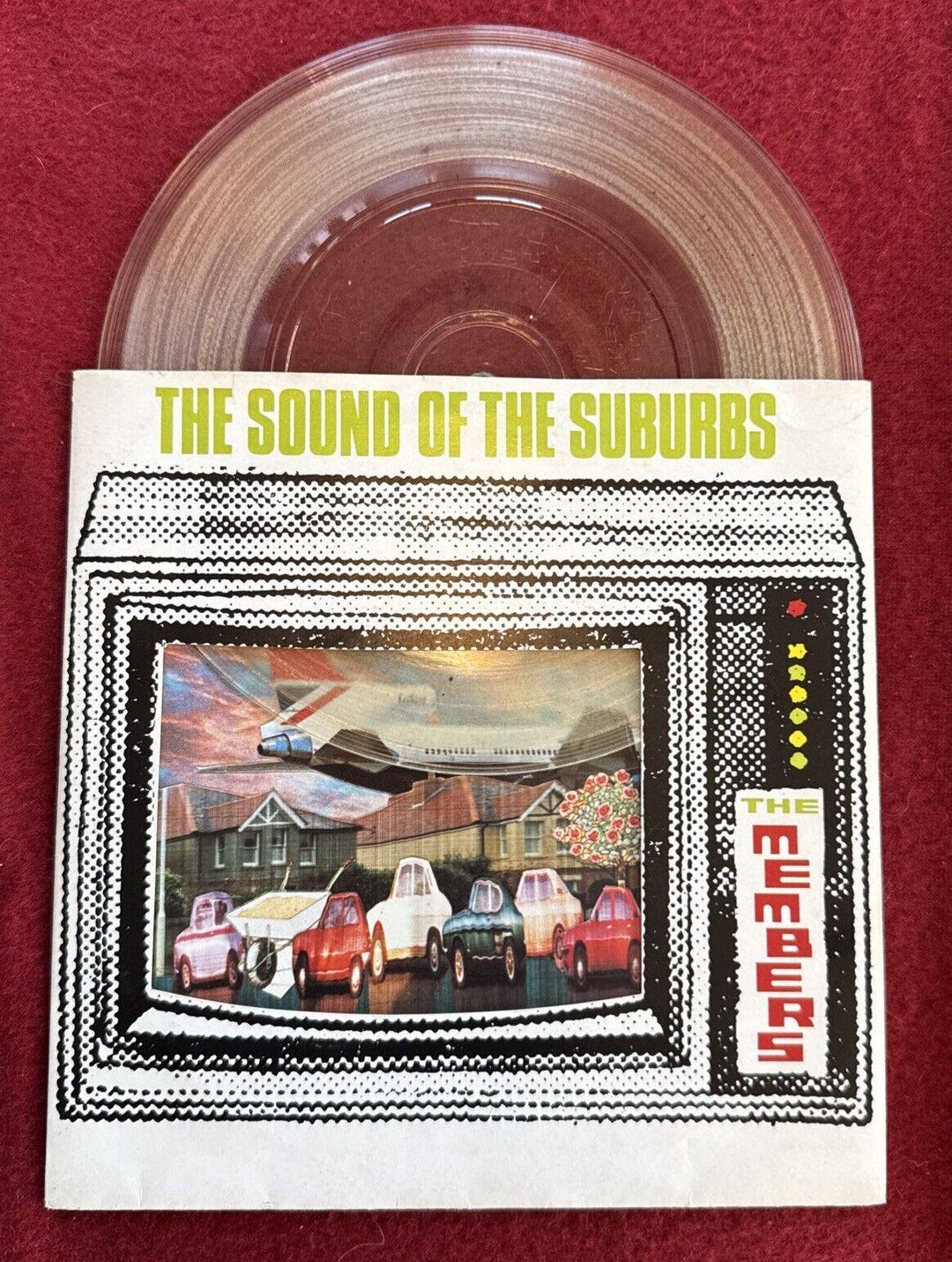 The Members 1979 the Sound of the Suburbs 7 CLEAR VINYL Single Virgin ...