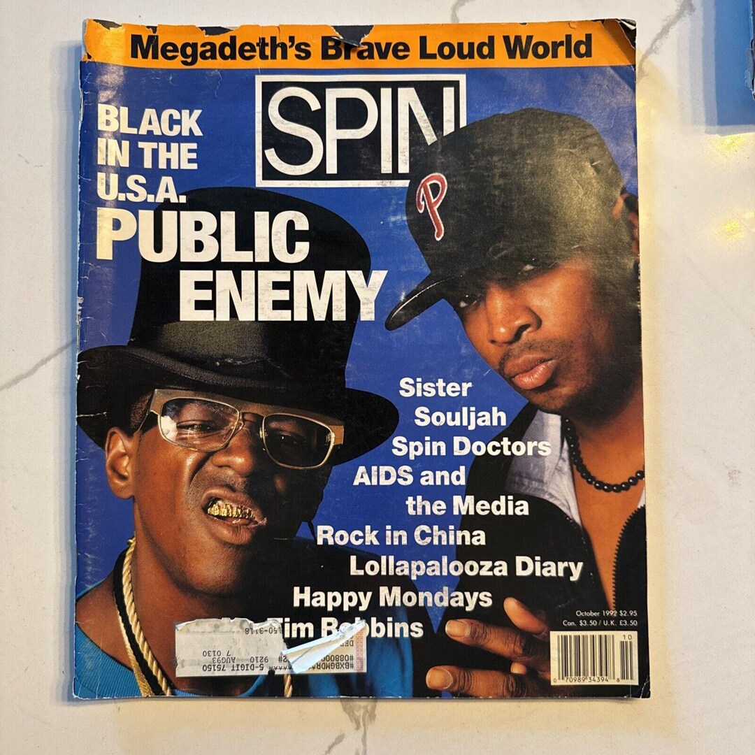 Spin Magazine October 1992 Black in the USA Public Enemy Rock in China ...