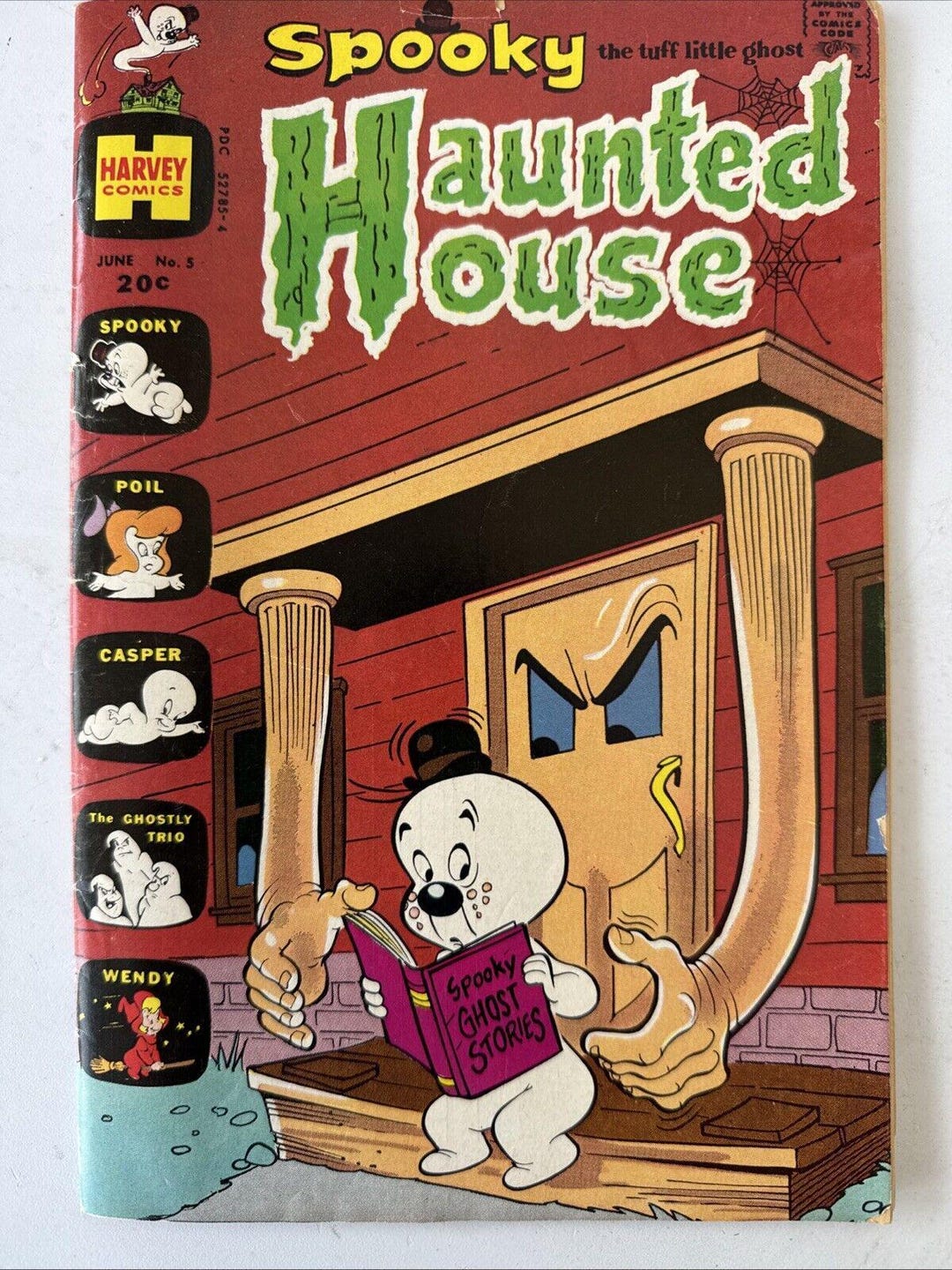Harvey Comic 1973 Spooky Haunted House Tuff Little Ghost Good - Etsy