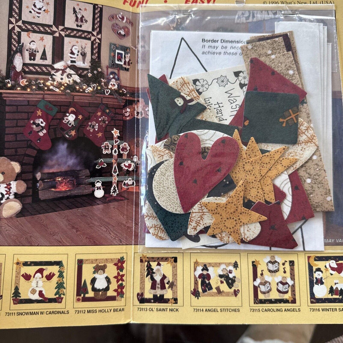 Lot of 5 Winter Iron-on Transfer Appliques Christmas Cardinal ...