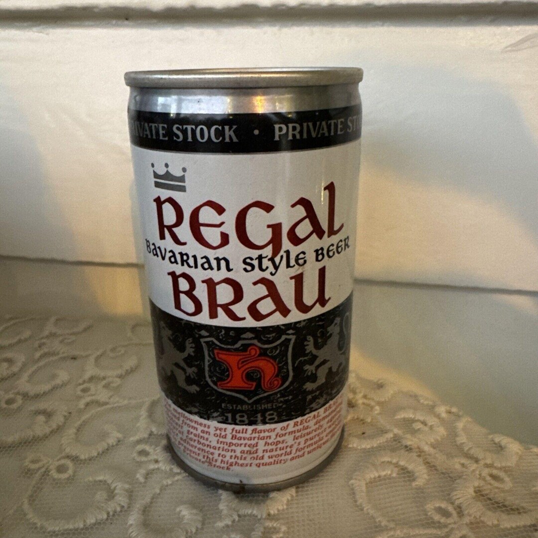 Huber Brewing Wisconsin Regal Brau 12 Oz. Crimped Steel Beer Can - Etsy