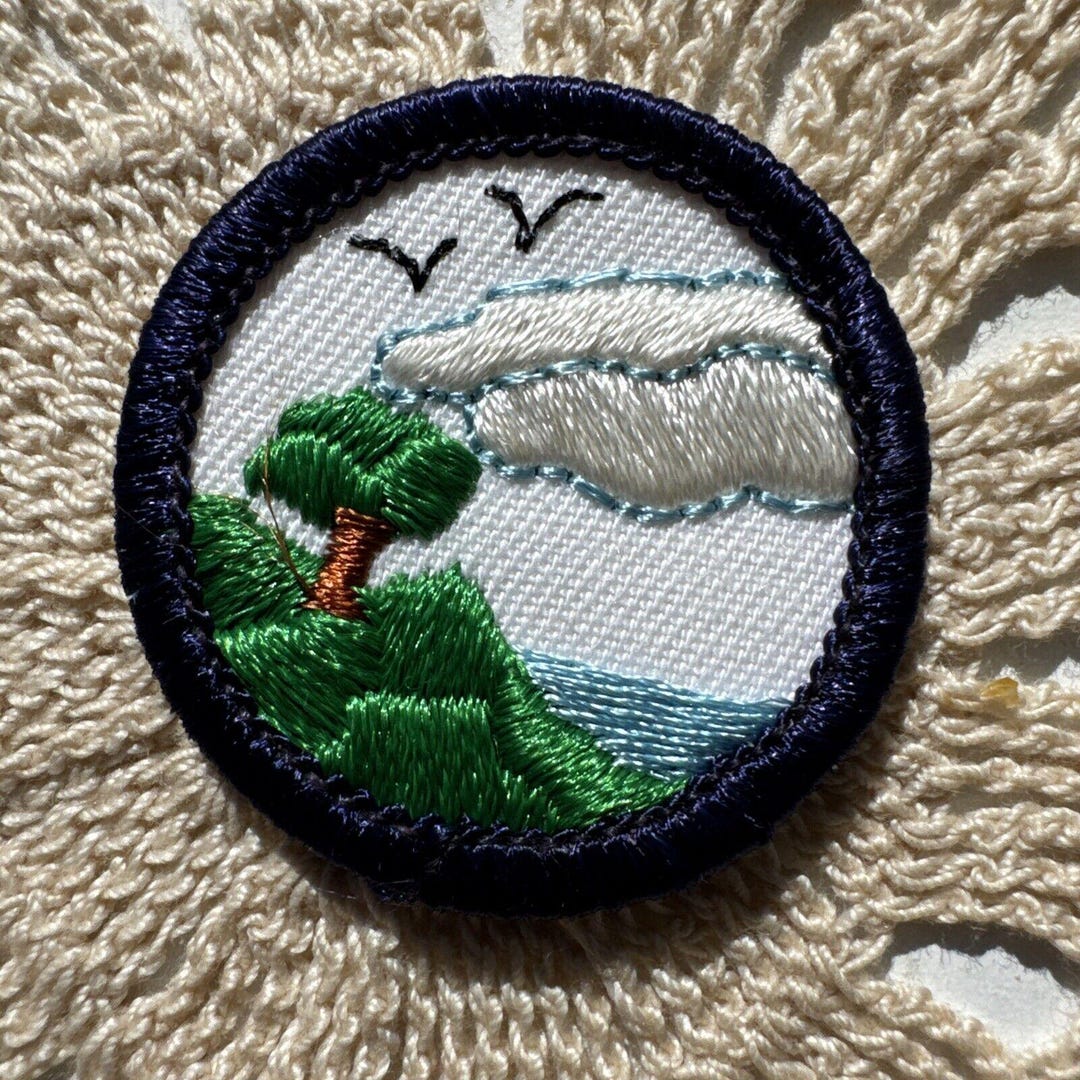 VTG Girl Scouts Junior Badge Patch 1980s Activity Your Outdoor ...