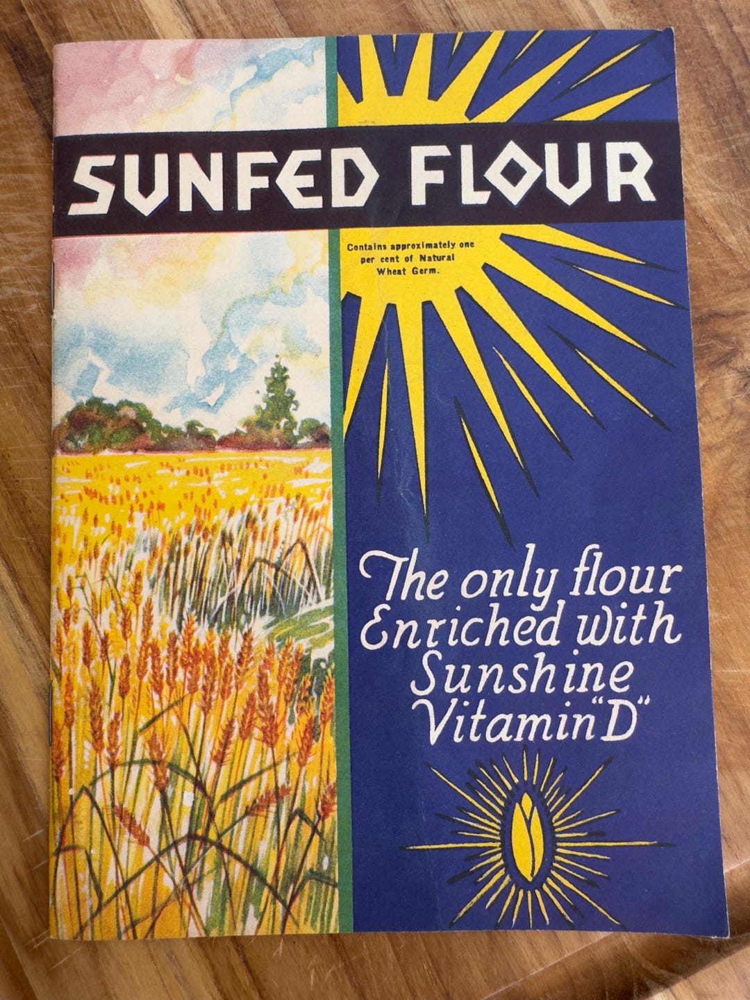 Rare Vintage 1940's Sunfed Flour Booklet - the Only Flour Enriched With ...