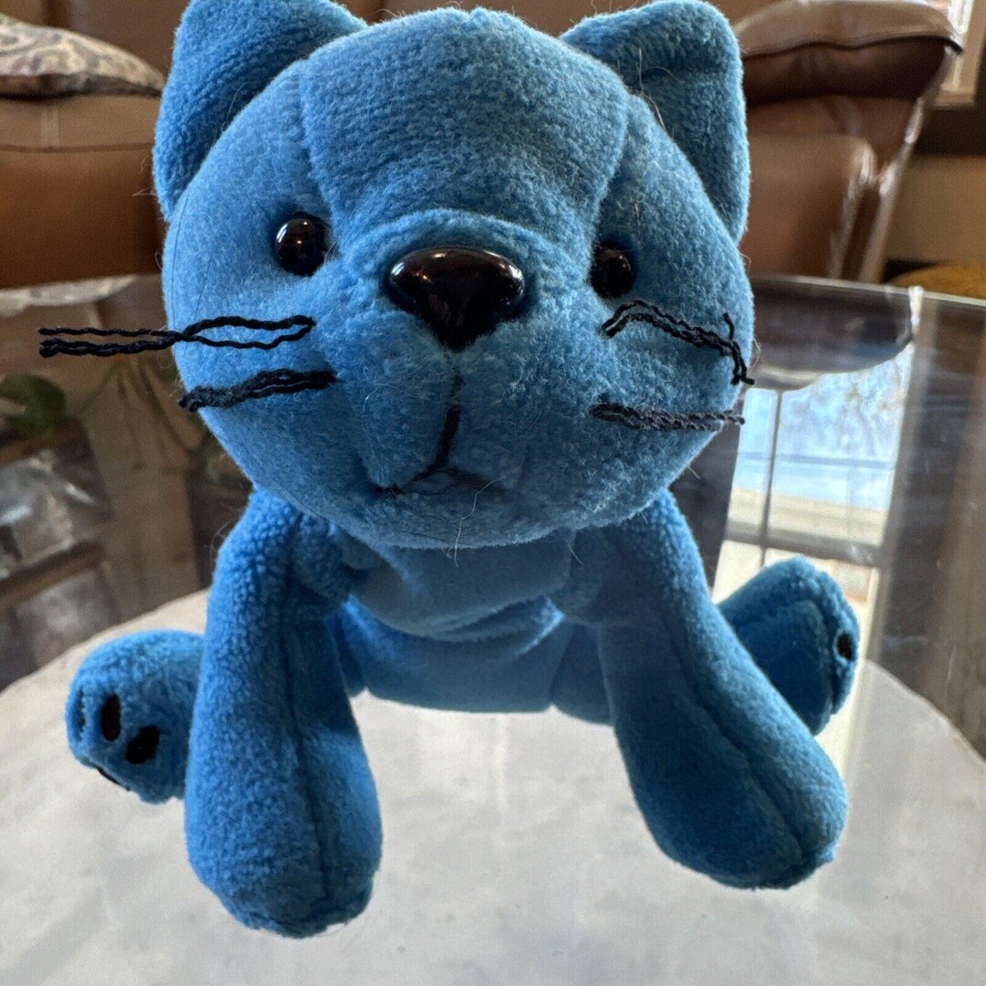 Vintage 2000 Petco Blue Mews Paw Pals Cat Plush Beanbag Stuffed Toy - Etsy