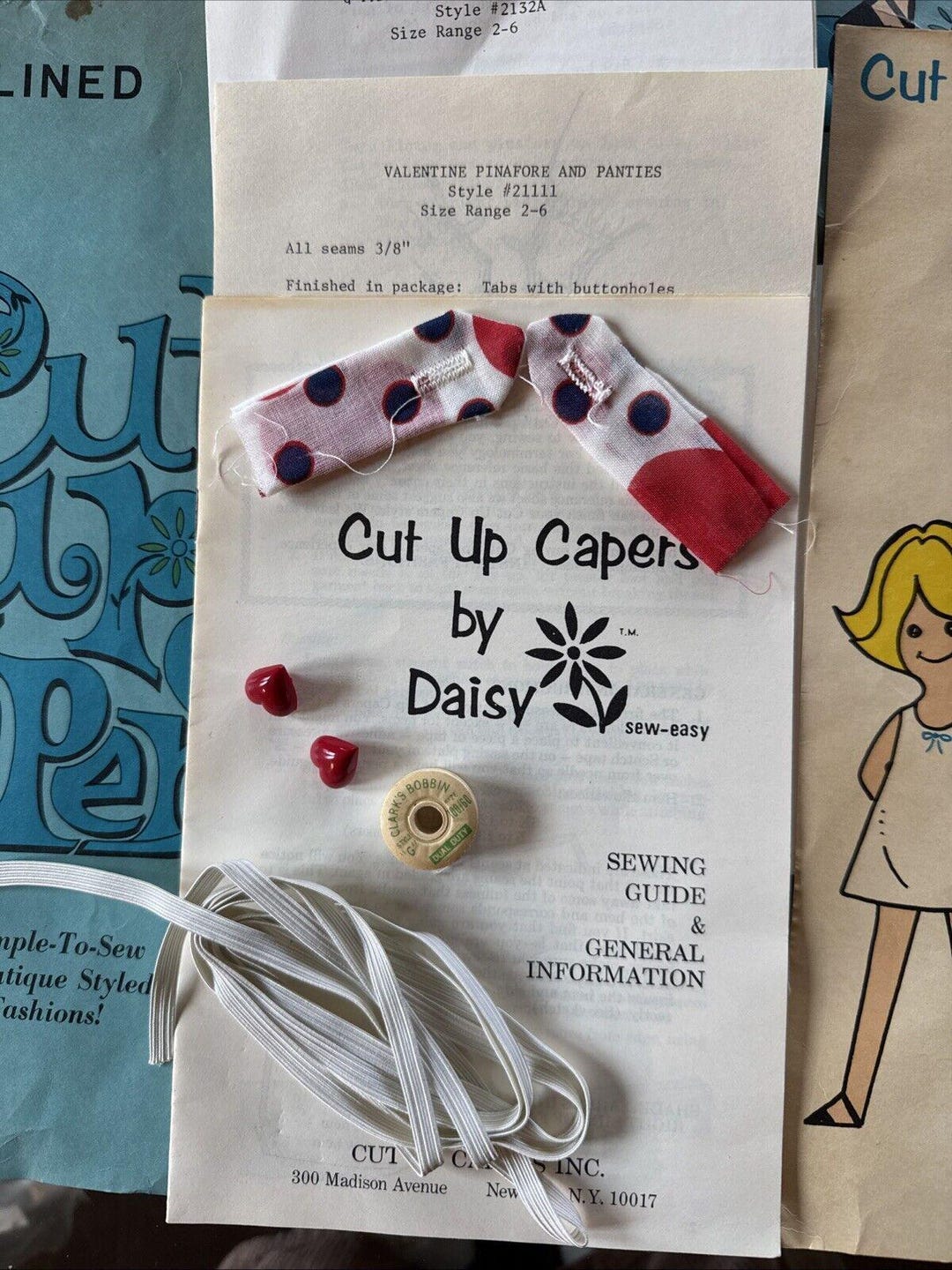 1968 Cut up Capers Apron Sewing Pattern - Daisy Size 5 - Etsy