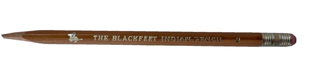 The Blackfeet Indian Pencil Vintage Sharpened Pencil - Etsy