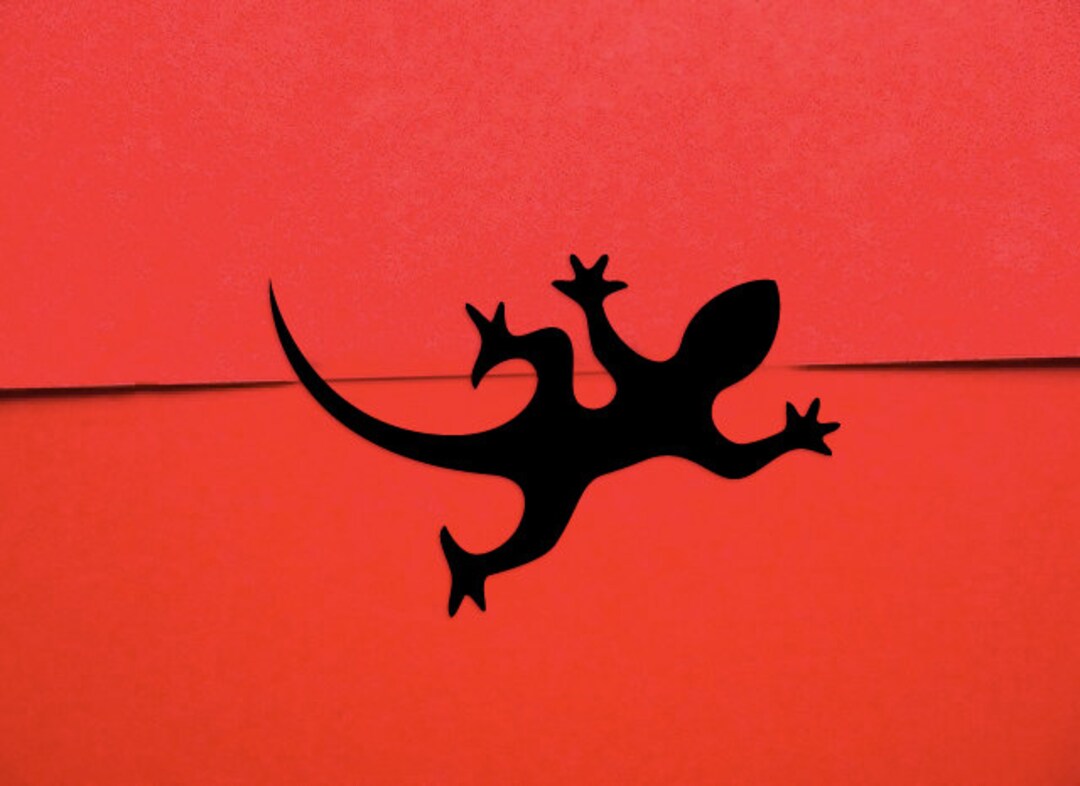 Gecko Stickers: Vinyl Lizard Gift Wrap Seals (60 Stickers) - Etsy