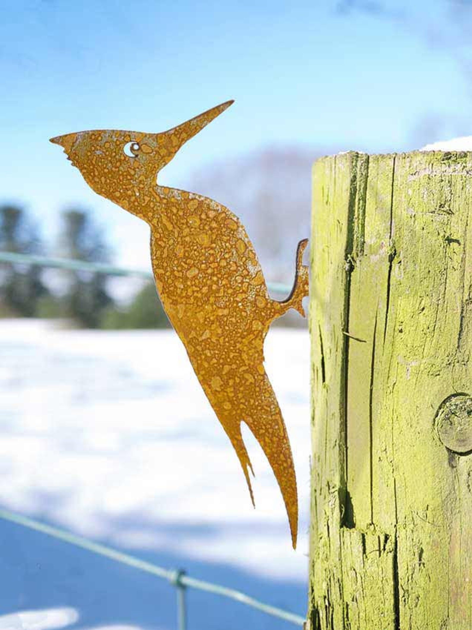 Woodpecker Gift Garden Bird Ornament Ornithologist Gift | Etsy