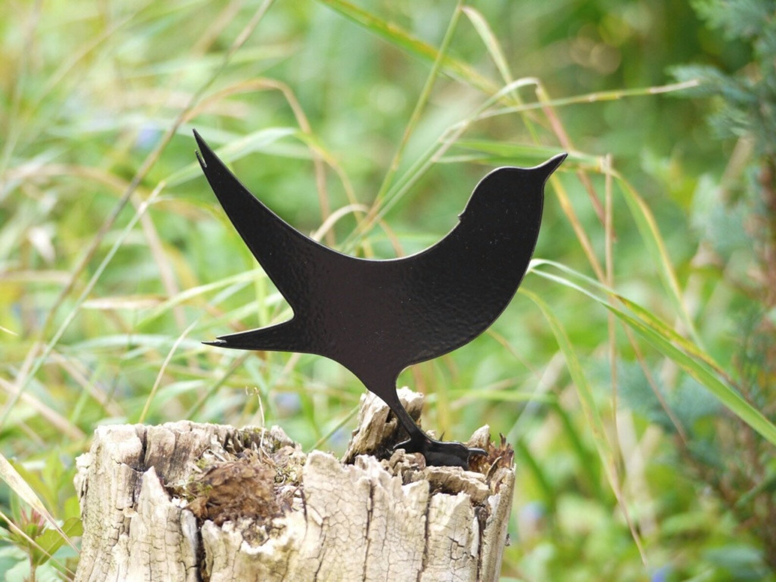 Metal Garden Bird Garden Sculpture Gift for Her Garden - Etsy UK