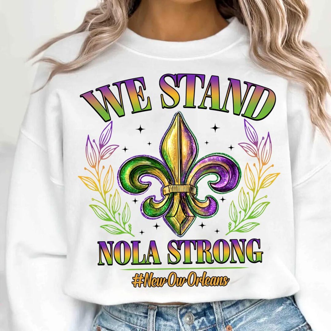 Support New Orleans Png, We Stand NOLA Strong Png, Louisiana Culture ...