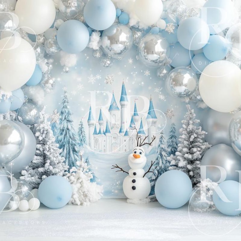 Frozen Backdrops for Birthday - Etsy