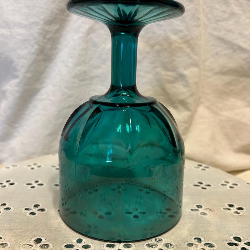 Teal Glass Art - Etsy