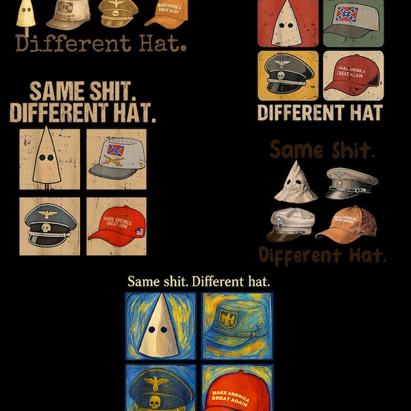 Same Shit Different Hat Tshirt - Etsy