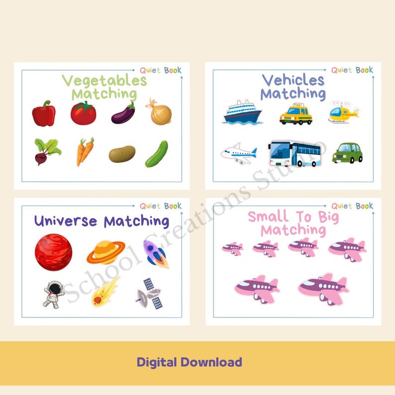 Toddler Learning Busy Quiet Book Binder Printable | Montessori ...