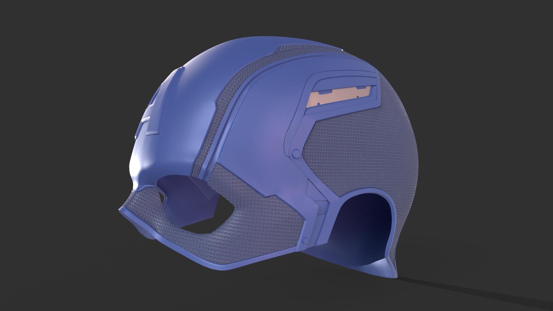 Captain America Helmet 3D File - Etsy