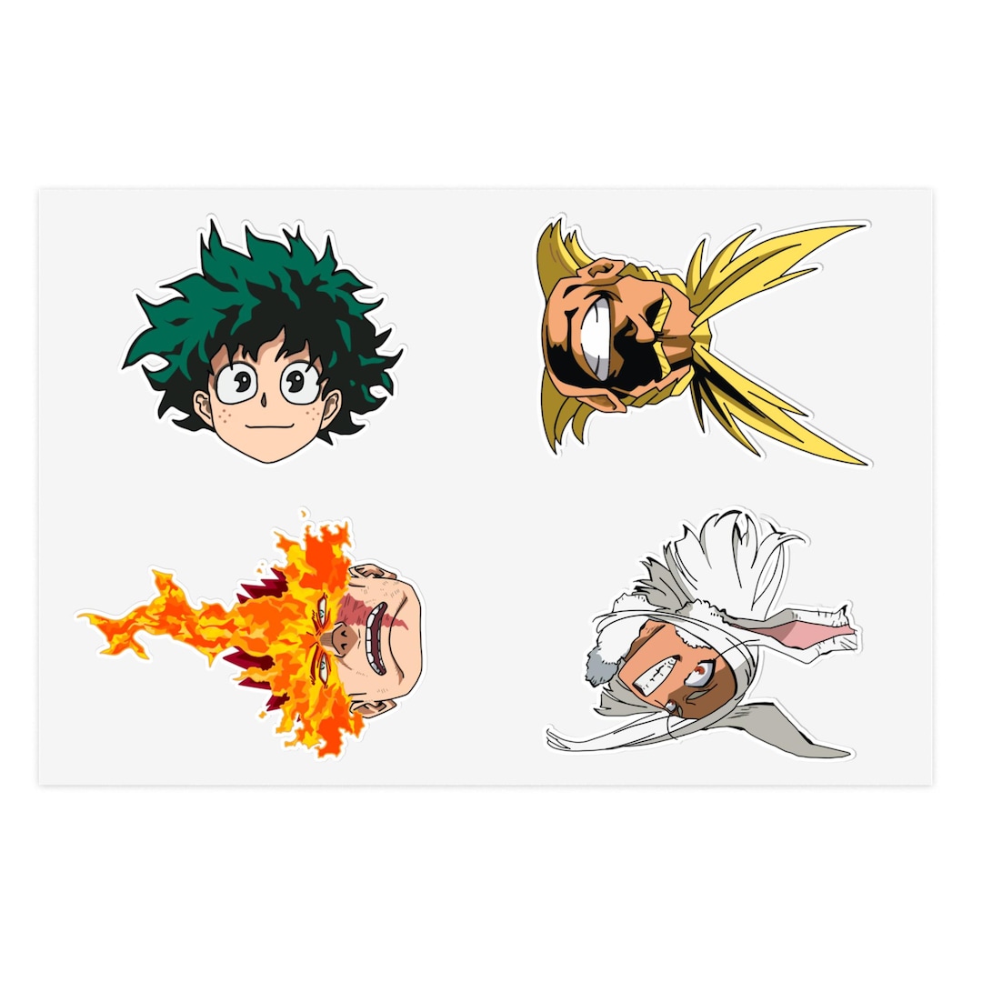 My Hero Academia Sticker Sheets - Etsy