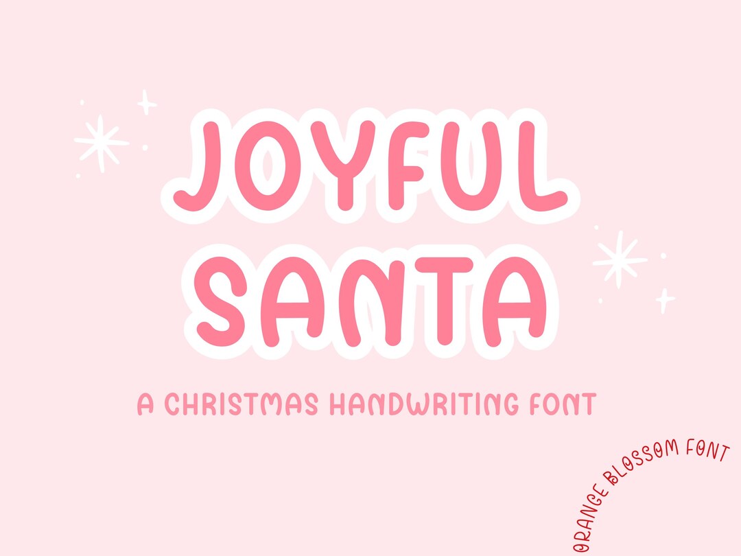 Christmas Handwriting Font,planner Font for Ipad,goodnotes Fonts,cute ...