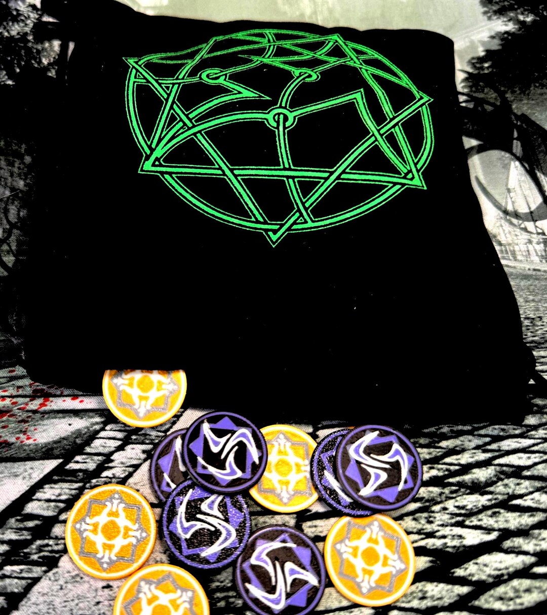 Arkham Horror Bless & Curse Tokens | Custom Artwork - Etsy
