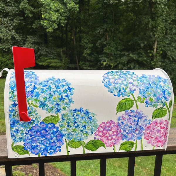 Painted Mailbox - Etsy