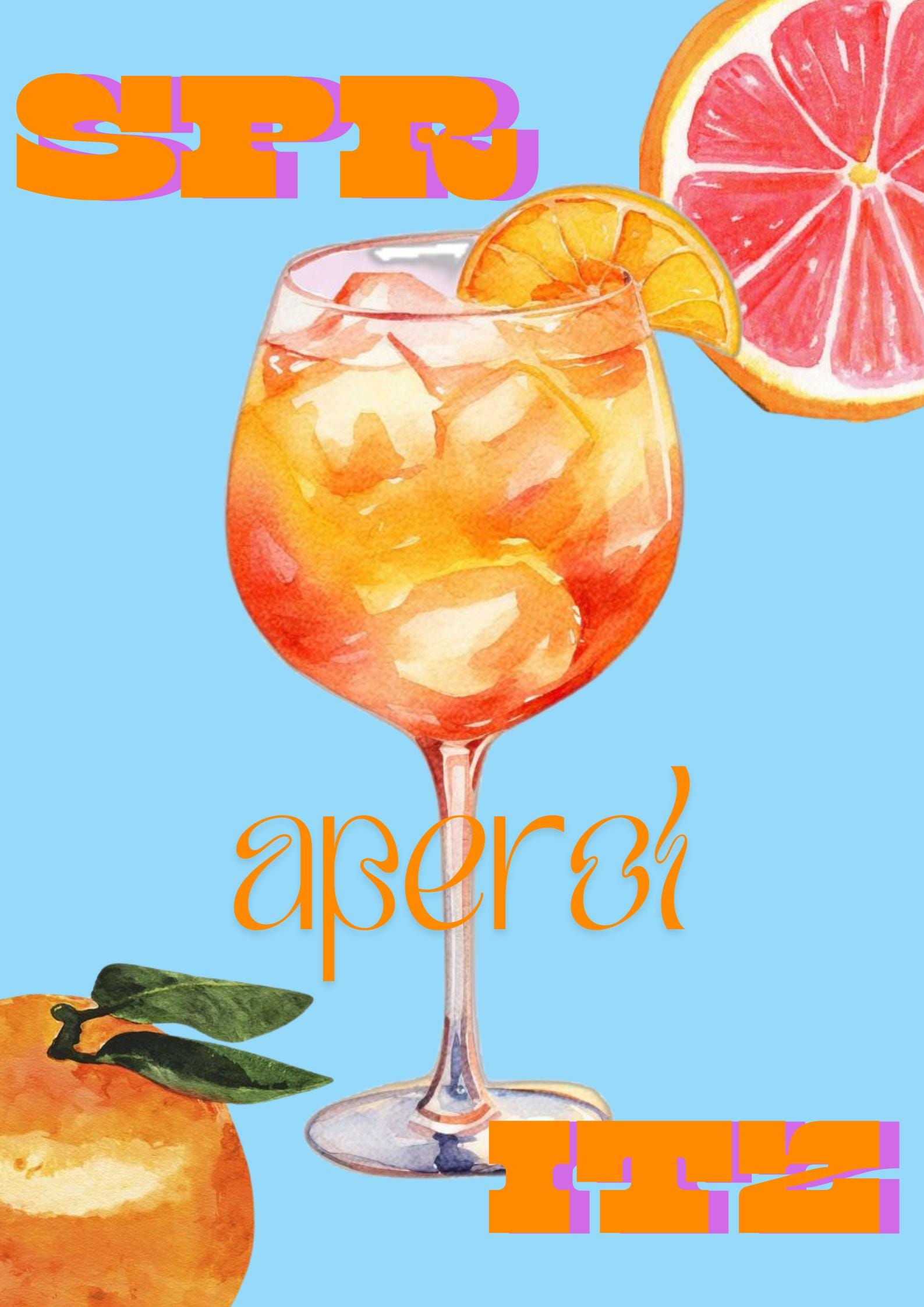 Aperol Spritz Poster - Etsy