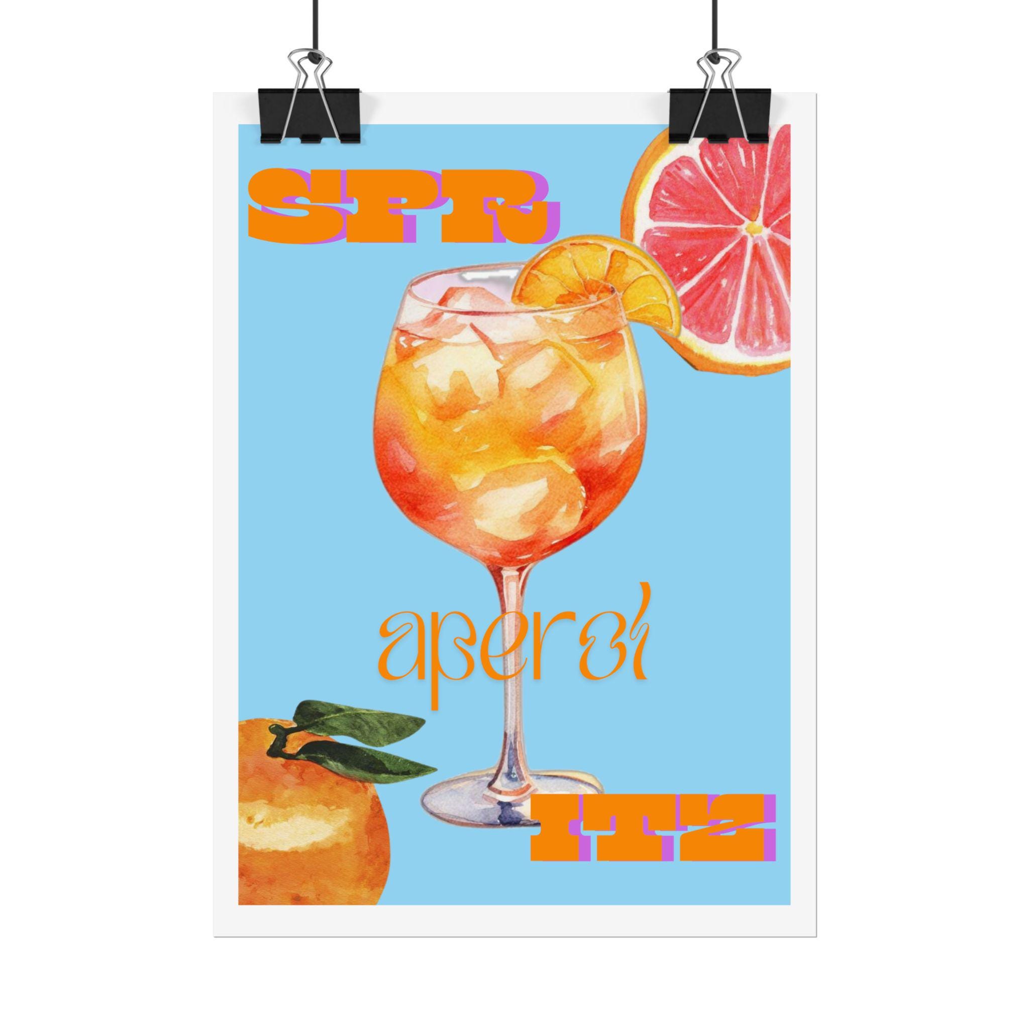 Aperol Spritz Poster - Etsy