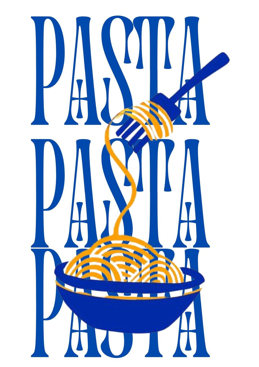 Pasta Graphic Wall Art Digital - Etsy