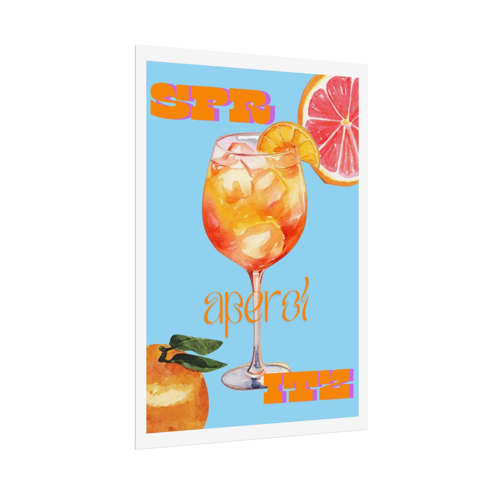 Aperol Spritz Poster - Etsy