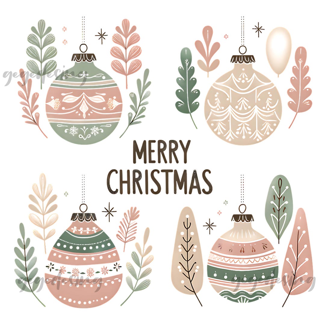 Boho Png Merry Christmas Wallpaper, Digital Download Christmas Paper ...