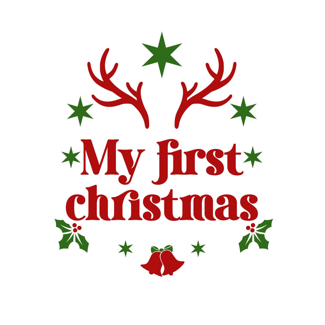 My First Christmas Shirt Png, Digital Download First Christmas ...