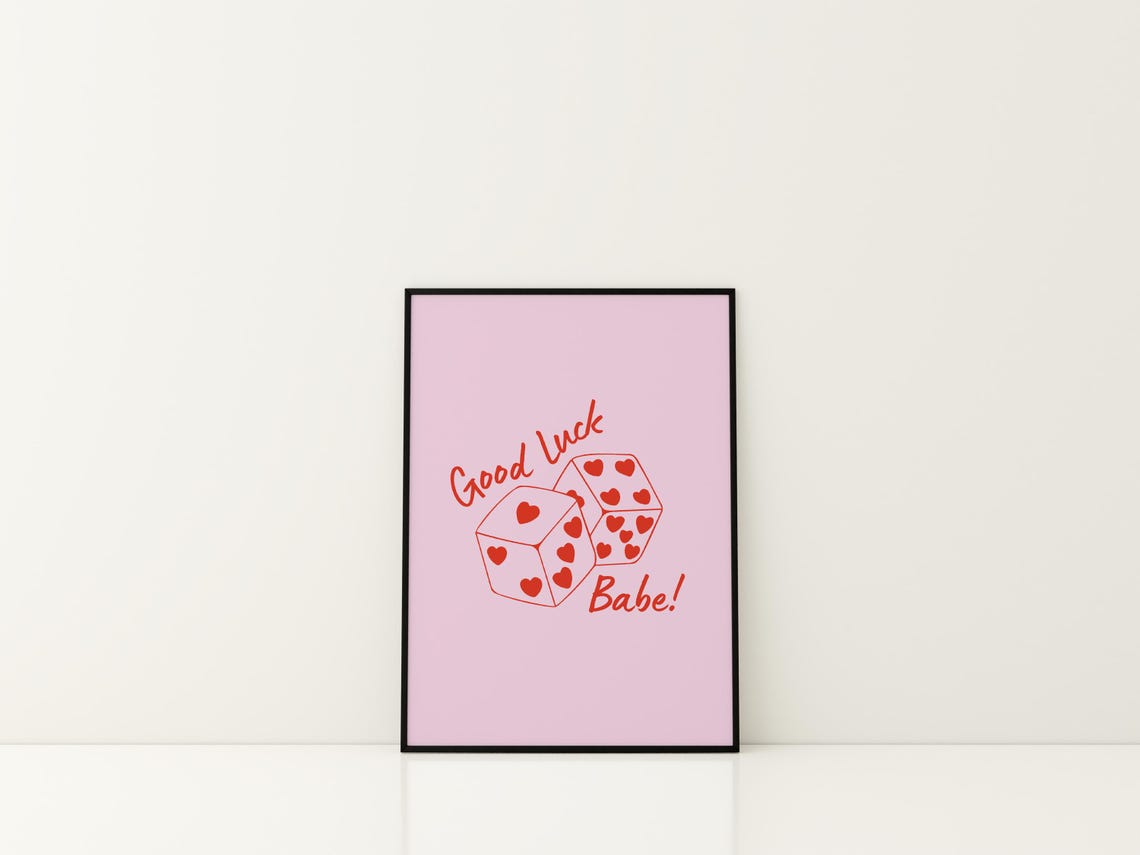 Good Luck Babe Print, Chappell Roan Wall Art, Digital Download Print ...