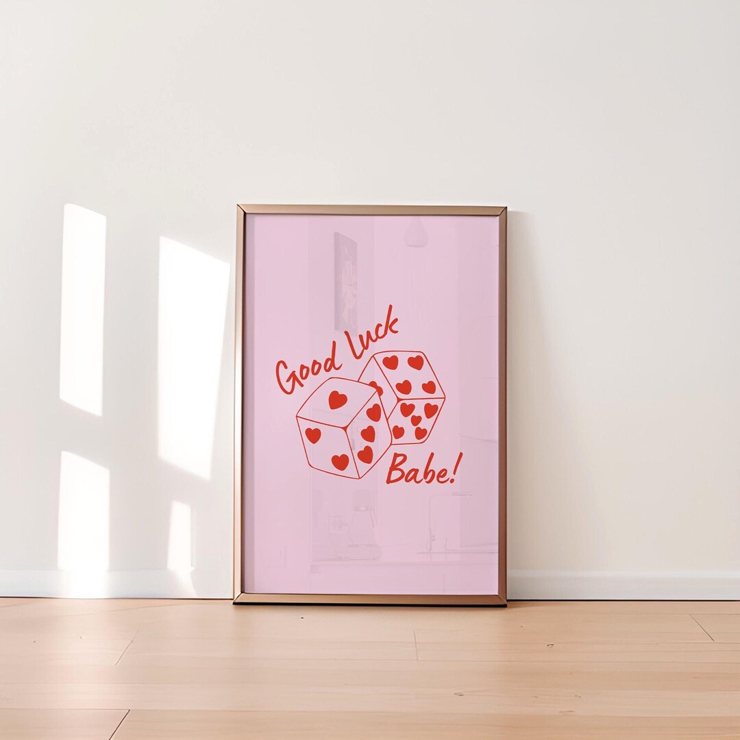 Good Luck Babe Print, Chappell Roan Wall Art, Digital Download Print ...