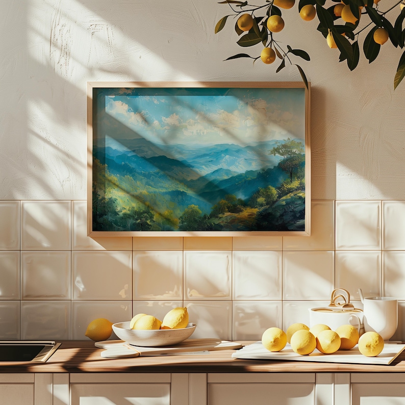 Blue Ridge Mountains Painting of Shenandoah National Park Wall Art of ...